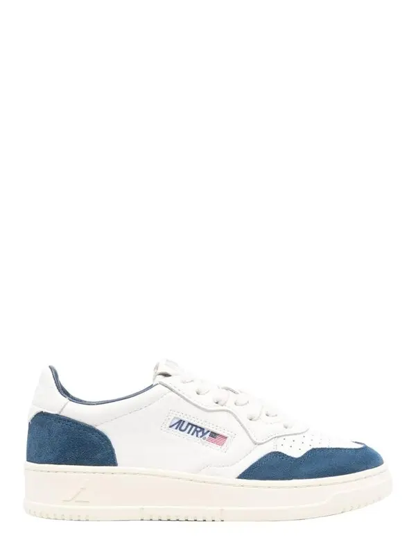 AUTRY Lace-up Sneakers - White / Silver
