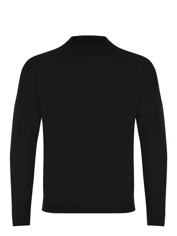 FILIPPO DE LAURENTIIS Wool-cashmere Blend Sweater - Black