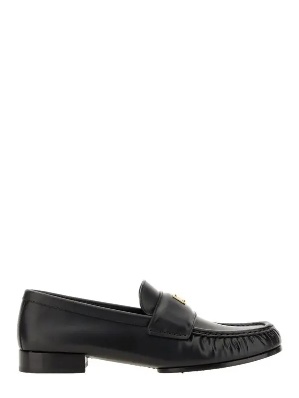 Givenchy 4g Leather Loafers - Black