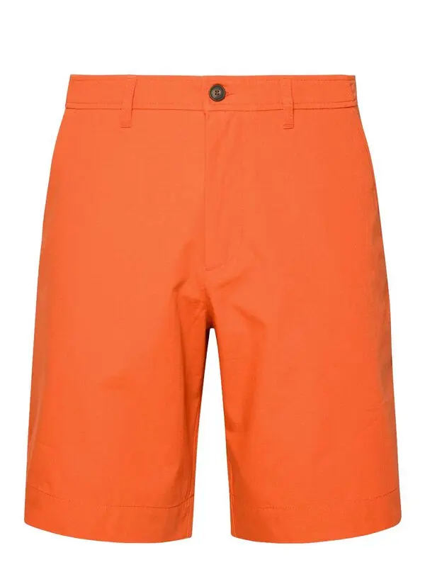 Maison Kitsuné Board Cotton Bermuda Shorts - Orange