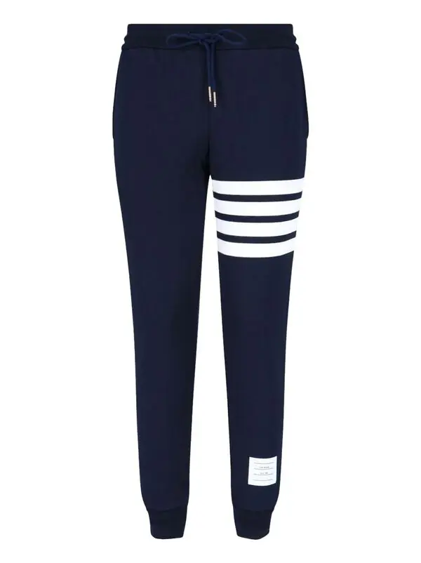 Thom Browne Cotton Jersey Joggers - Blue