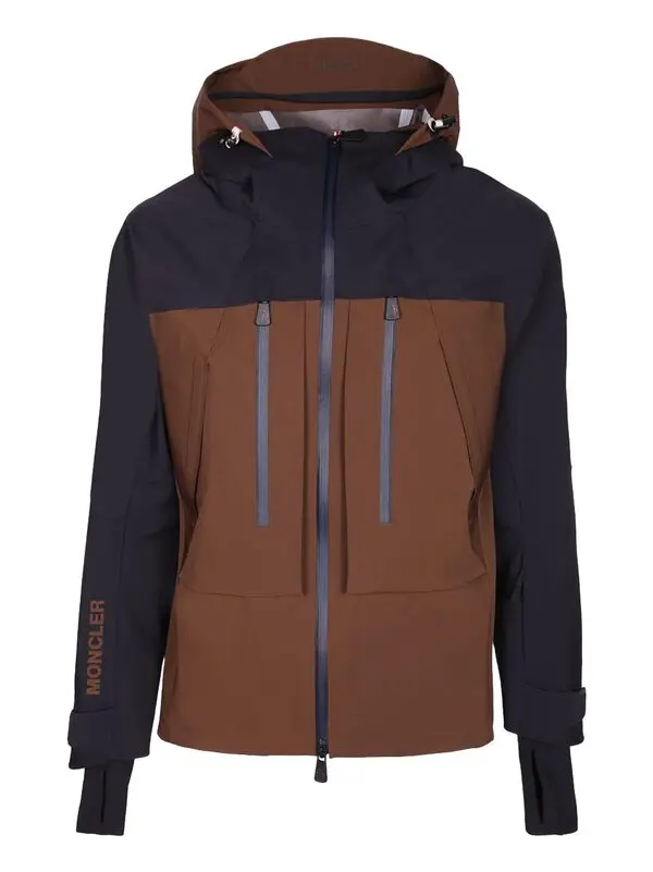 Moncler Bicolor Hooded Jacket - Blue