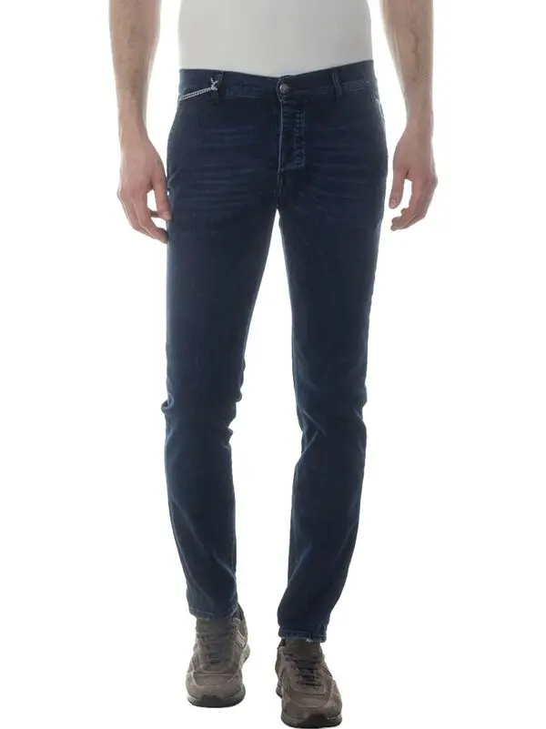 DANIELE ALESSANDRINI Slim Fit Jeans - Navy