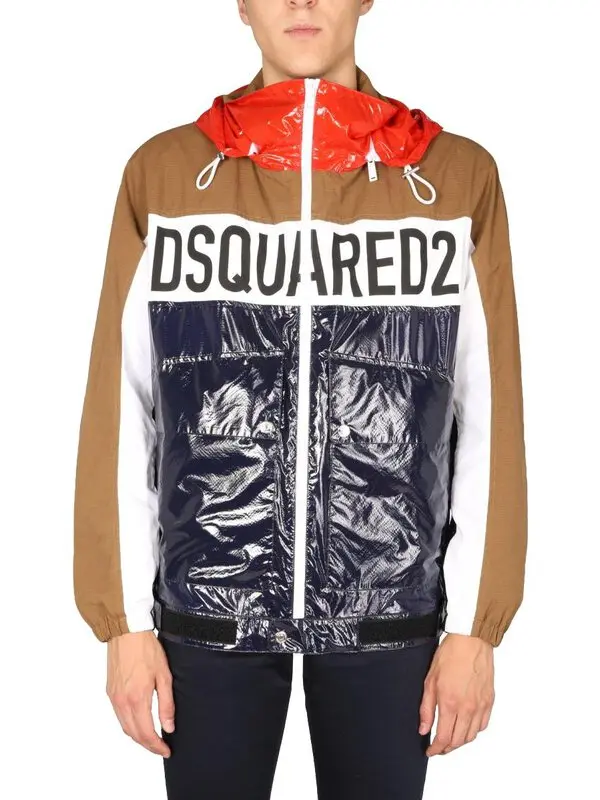 Dsquared2 Technical Fabric Bomber - Multicolour