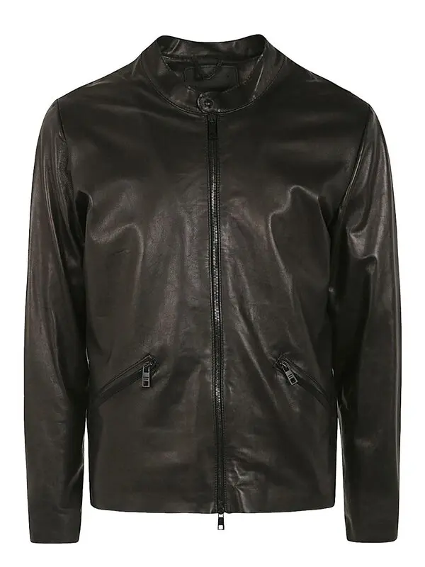 GIORGIO BRATO Biker Jacket - Black