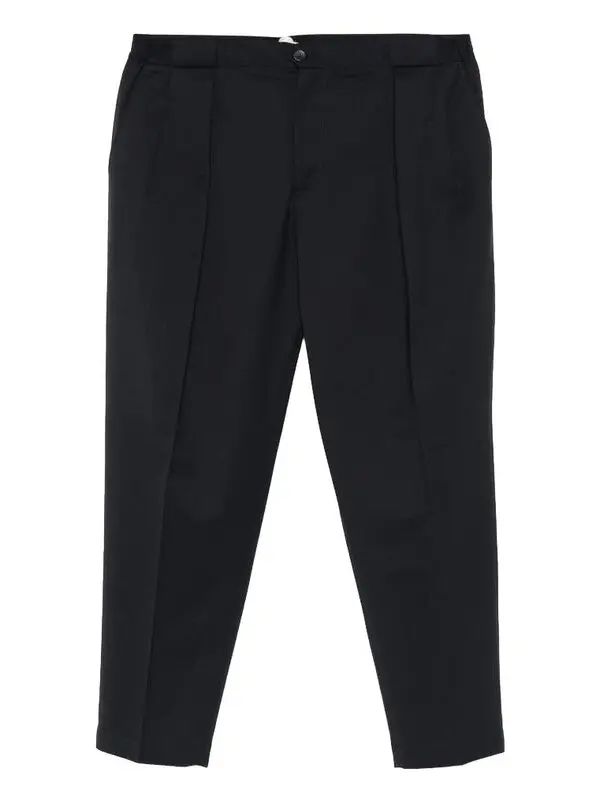 BRIGLIA 1949 Pleated Straight Leg Trousers - Blue