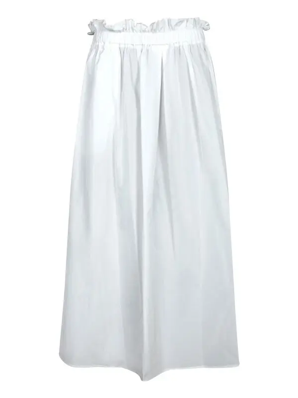 Herno Flared Midi Skirt - White