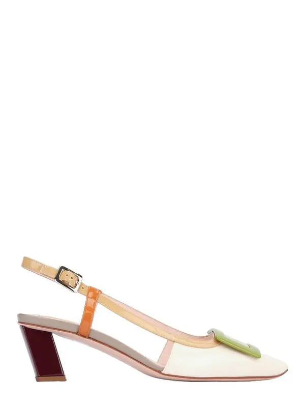 ROGER VIVIER Bv Lacquered Slingback Heel - C019c209g627c415r802