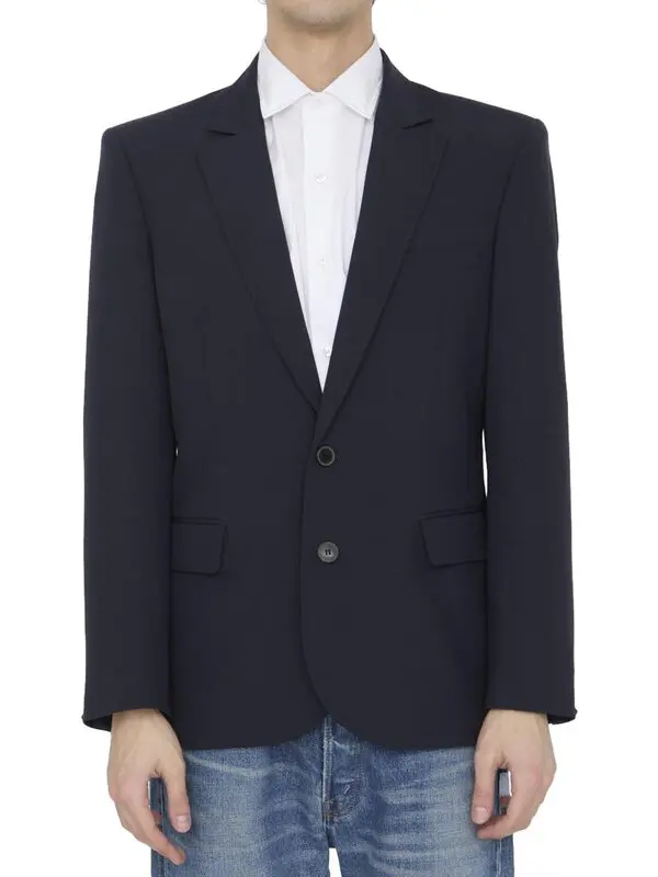 Valentino Garavani Single-breasted Jacket - Blue