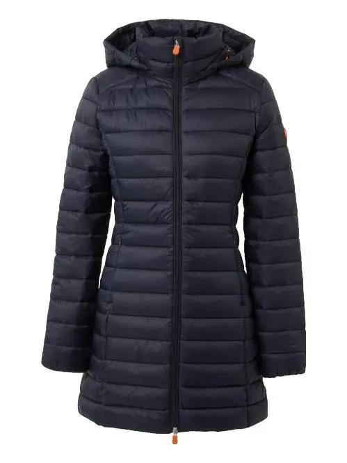 SAVE THE DUCK Carol Long Down Jacket - Blue