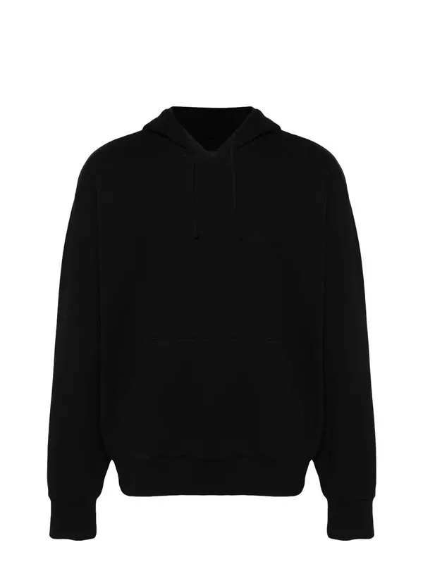 Givenchy Cotton Jersey Embossed Logo Hoodie - Black