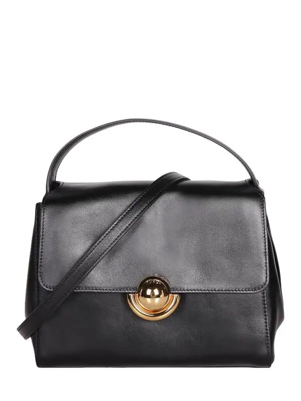 Furla Domus S Leather Bag - Black