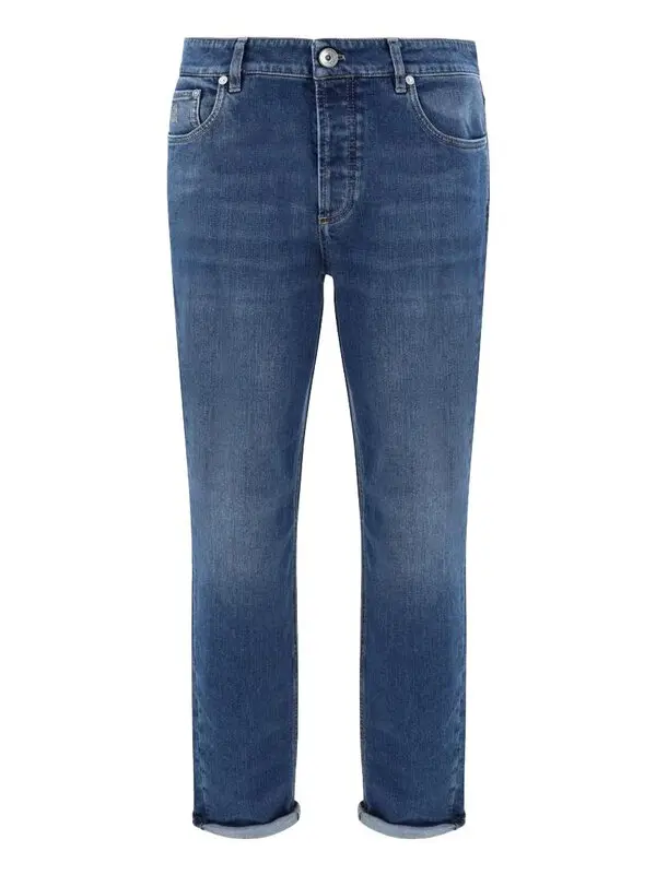 Brunello Cucinelli Five-pocket Jeans - Blue