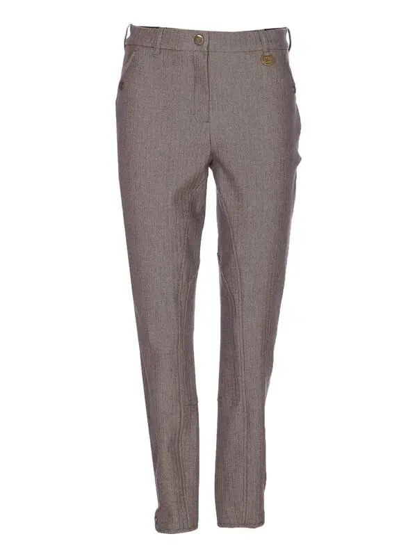 Burberry Fitted Trousers - Brown