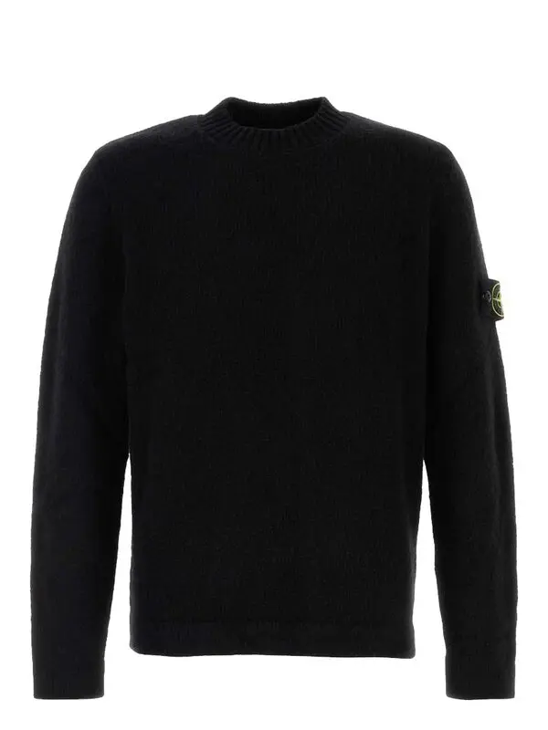 Stone Island Knitwear Crew Neck - Black
