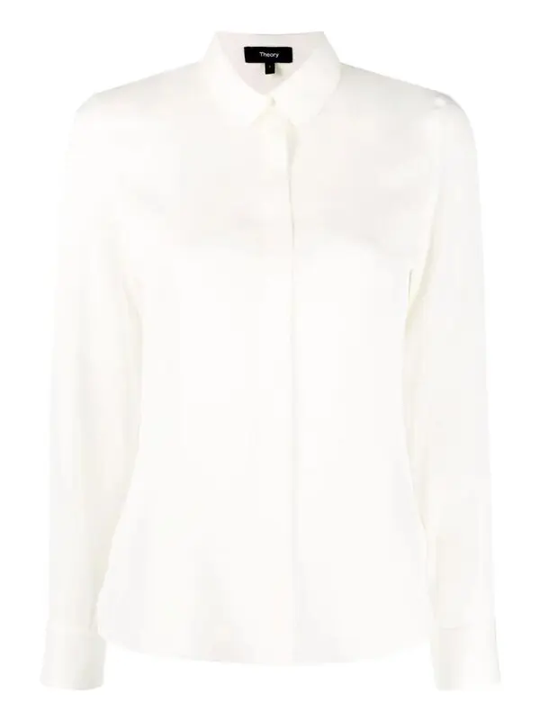 Theory Classic Fitted Shirt - White