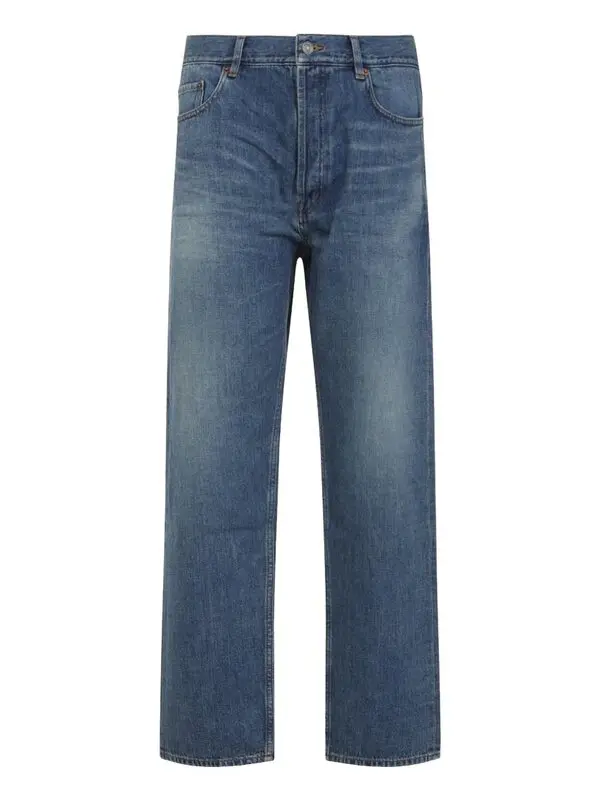 Saint Laurent Mick Long Jeans - Blue