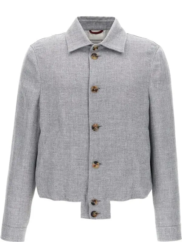 Brunello Cucinelli Diagonal Jacket - Gray