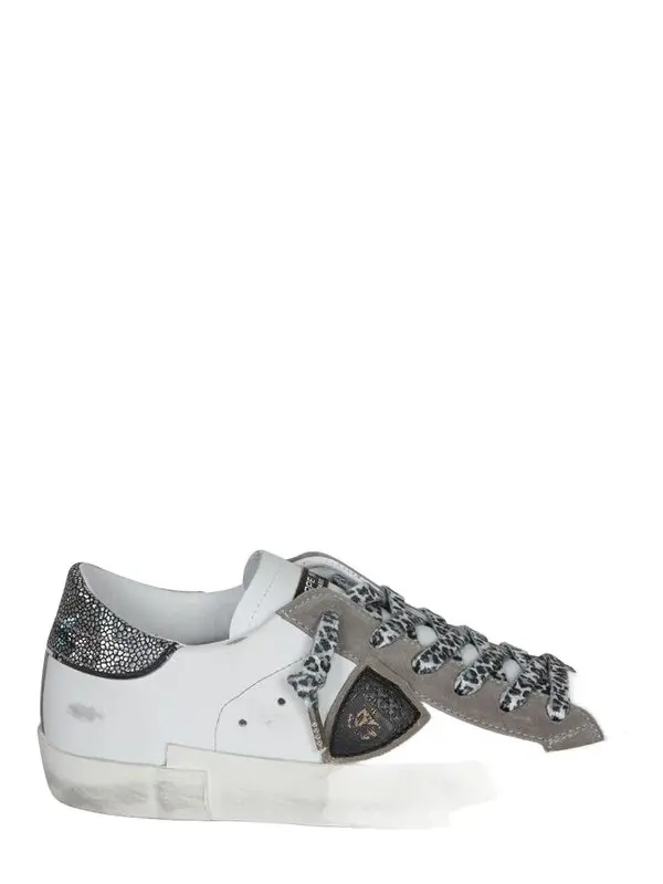 Philippe Model Leather Sneakers - White