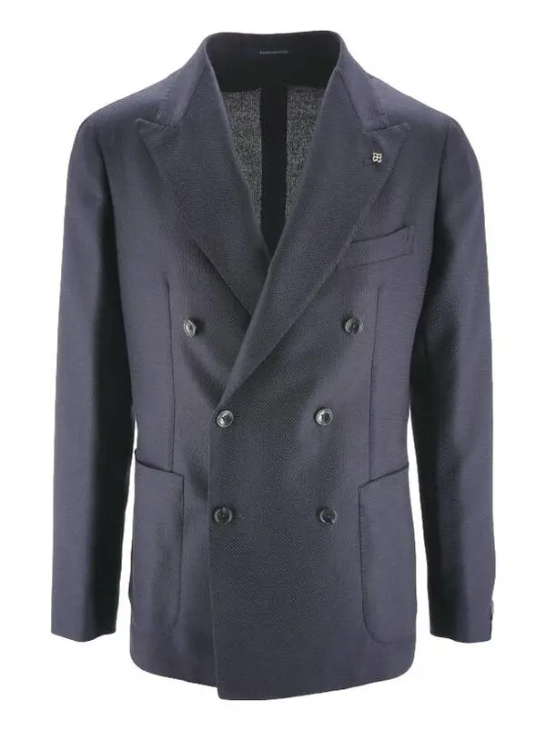 Tagliatore Hopsak Jacket - Blue