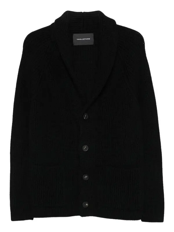 Tagliatore Cardigan - Black
