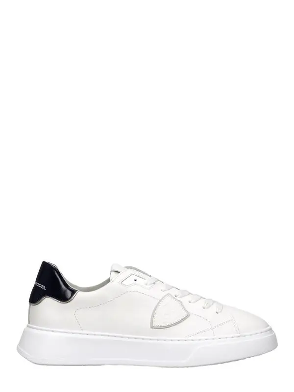 Philippe Model Sneakers - Veau_blanc Bleu Fonce'