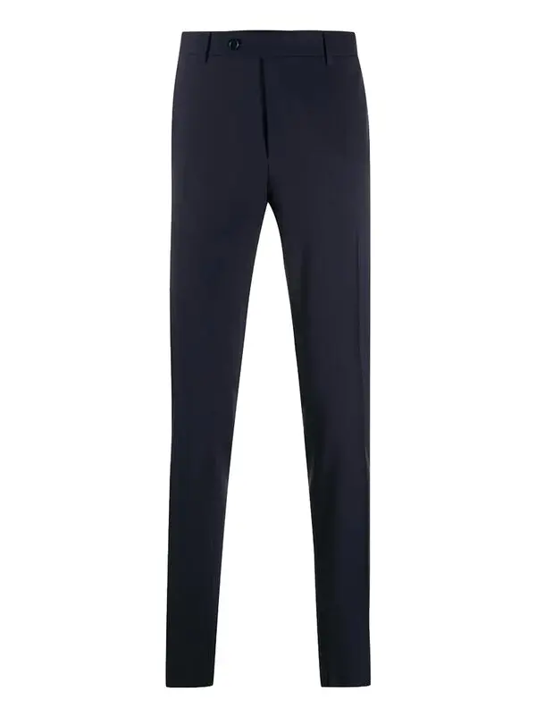 Canali Straight Leg Trousers - Blue