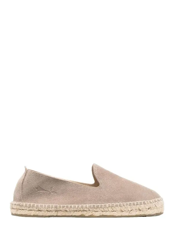 Manebí Hamptons Suede Espadrilles - Grey