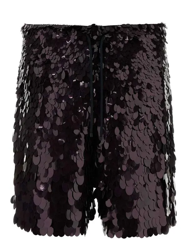 Dries Van Noten Piperi Bermuda Shorts - Purple