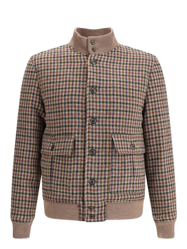 VALSTAR Prince Of Wales Wool Jacket - Multicolour