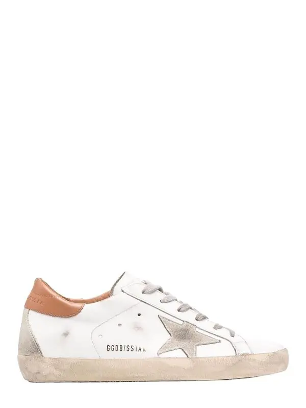 Golden Goose Low Top Sneakers - White/ice/light Brown