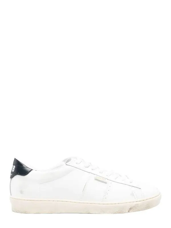 Golden Goose Matchstar Leather Sneakers - Blue