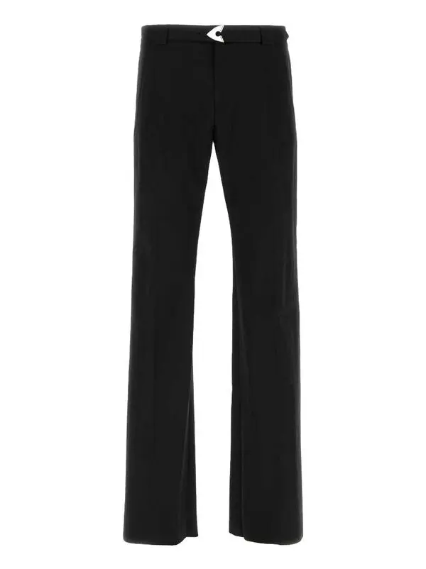 Alexander McQueen Cotton Blend Pants - Black