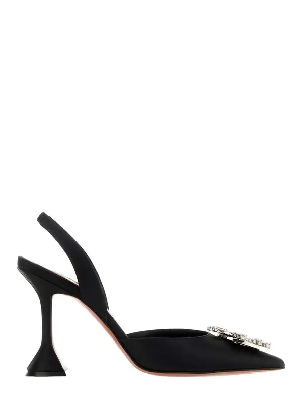 Amina Muaddi Begum Slingback Pumps - Black