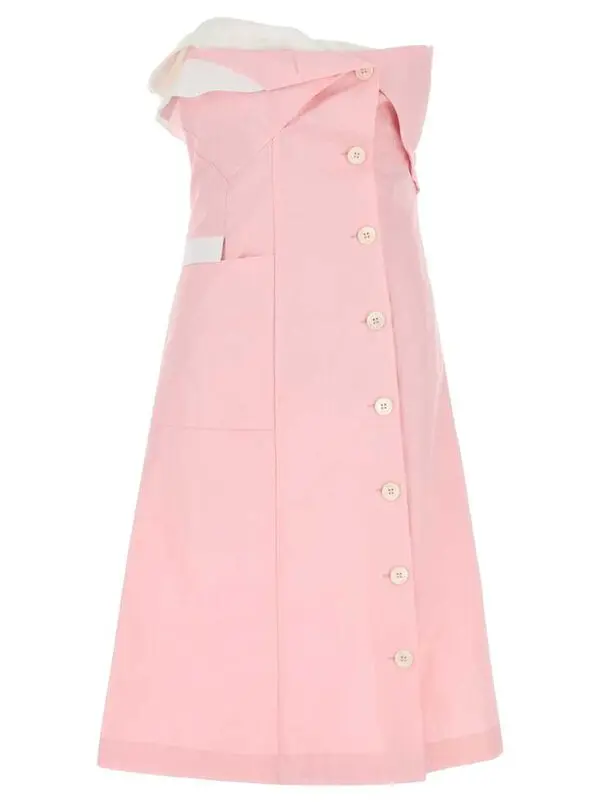 Miu Miu Poplin Dress - Pink