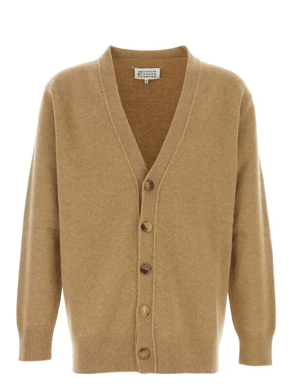 MAISON MARGIELA Wool Cardigan - Brown