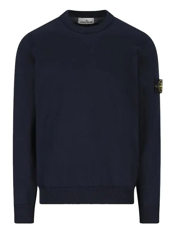 Stone Island Crewneck Sweater - Blue