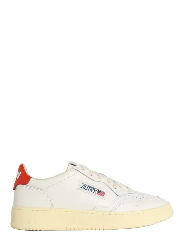 AUTRY Medalist Low Leather Sneakers - White