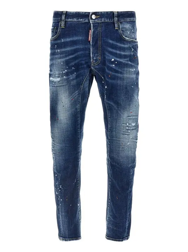 Dsquared2 Tidy Biker Jeans - Blue