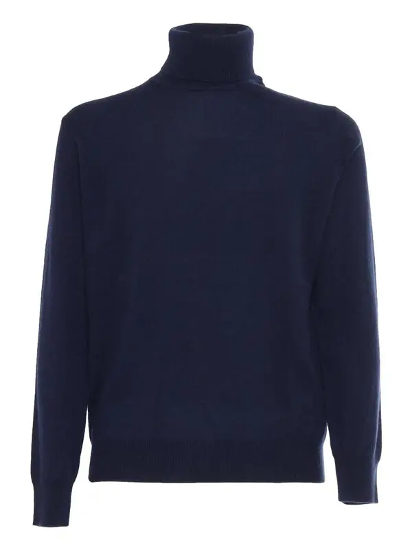 KANGRA High Neck Sweater - Blue