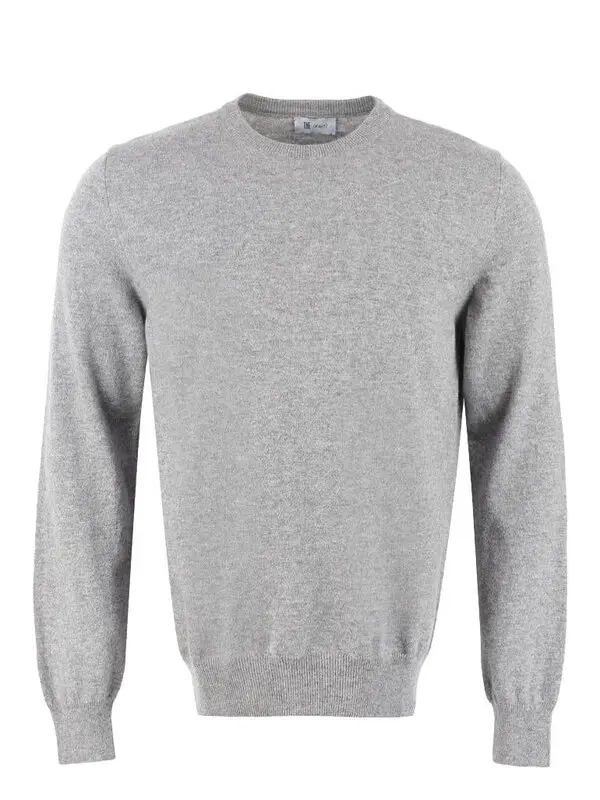 THE (ALPHABET) Cashmere Sweater - Grey