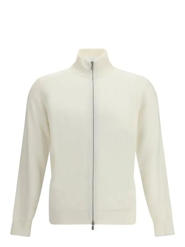Brunello Cucinelli Cashmere Cardigan - White