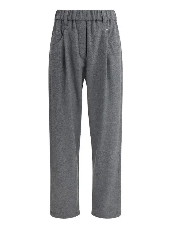 Brunello Cucinelli Wool Pants - Grey