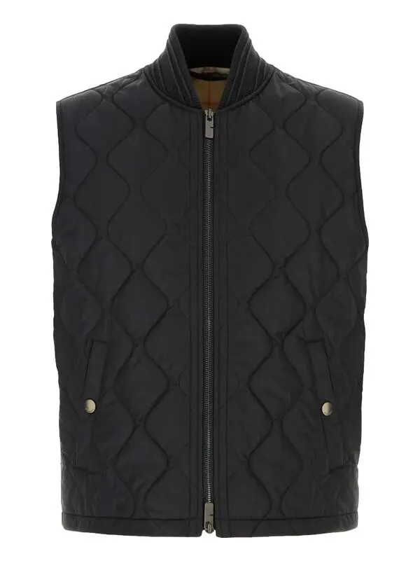 Burberry Single-breasted Wool Jacket - Black