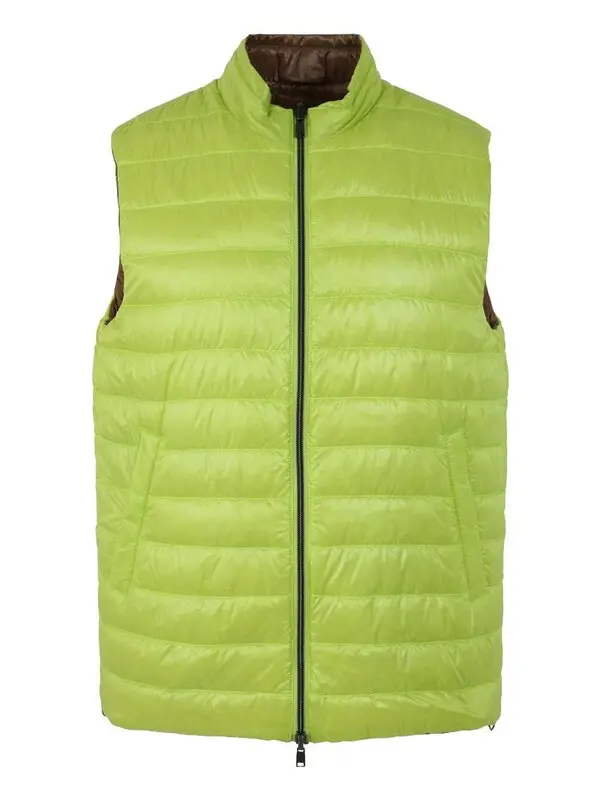Herno Nylon Ultralight Reversible Vest - Yellow