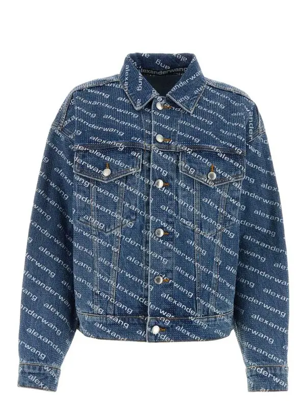 Alexander Wang Oversized Denim Jacket - Printed