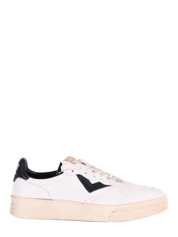 4B12 Leather Sneakers - White