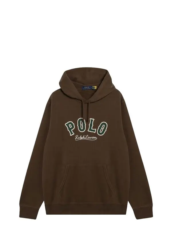 Ralph Lauren Logo Hoodie - Brown