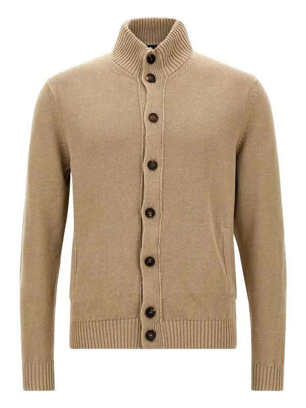 ZANONE Chioto Cardigan - Brown