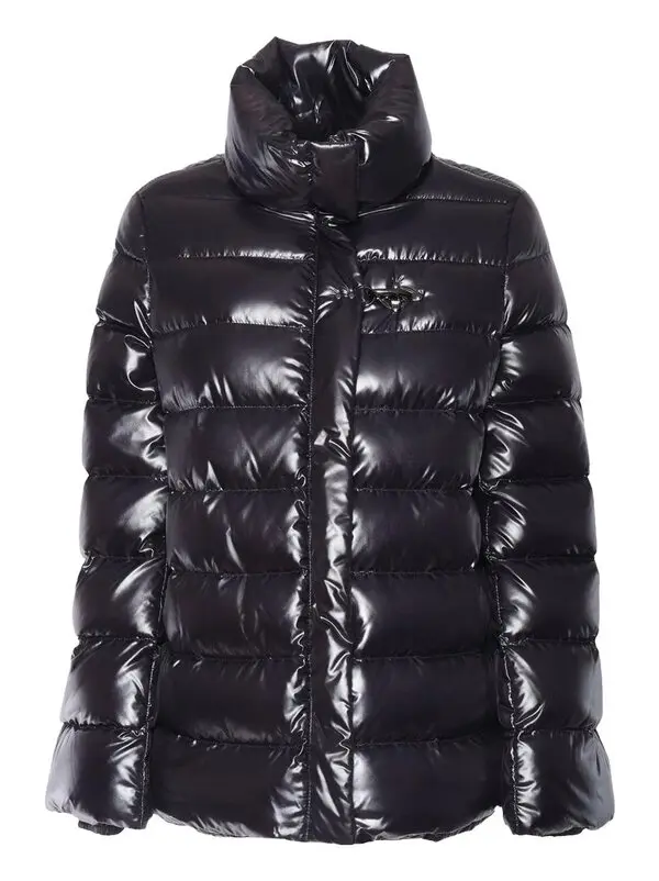 FAY Short Down Jacket With Hook - Black